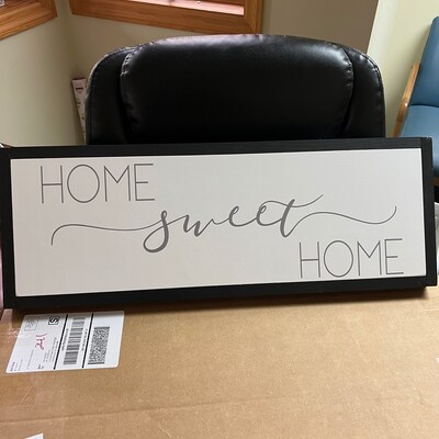 Home Sweet Home Sign Above Couch Sign Living Room Signs Home Sweet Home ...
