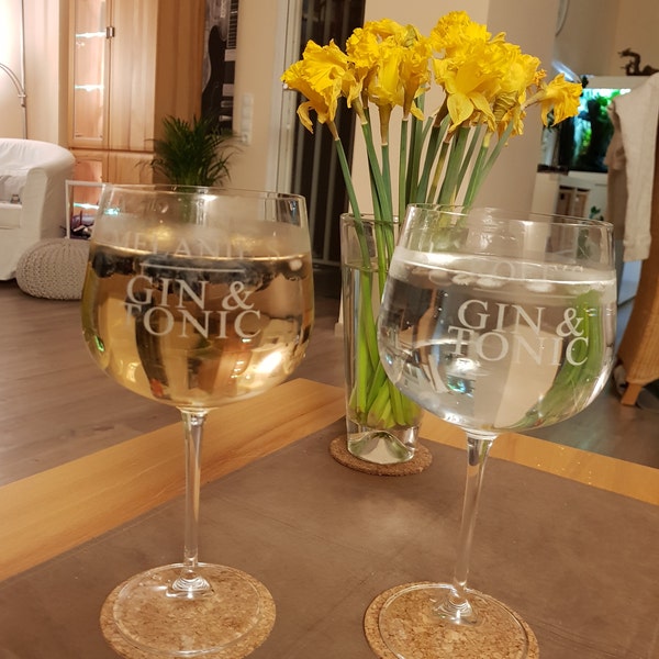 Personalised Engraved Gin Goblet | Birthday Gin Gift for Best Friend ...