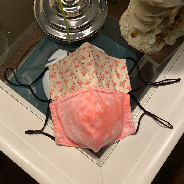 Cute Face Mask With Filter Pocket Protective 4 Layer - Women Pattern ...