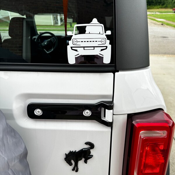 Unique Vinyl Decal: Bigfoot Driving a 6th Gen Bronco - Etsy