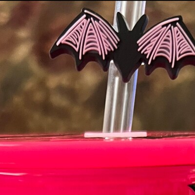 ADD ON ONLY Bat Straw Topper/straw Topper - Etsy