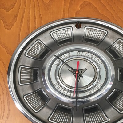 1980 1985 Buick Skylark Hubcap Clock Automotive Wall Clock 1981 1982 ...