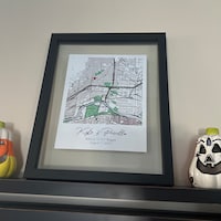 Custom Map | Our First Home Map | Valentines Day Gift for Him ...
