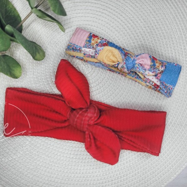 Baby Rose Turban Sewing Pattern PDF Kids Hat With Bow Learn to Sew ...