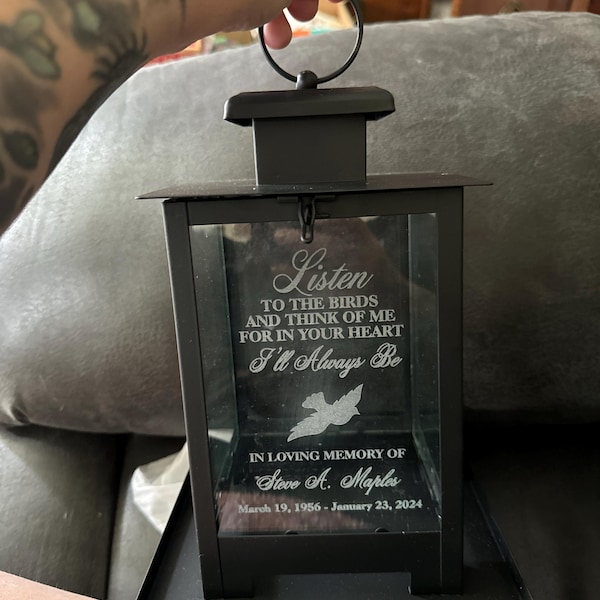 Listen to the Birds and Know Sympathy Gift | Bird Feeder Memorial Gift ...
