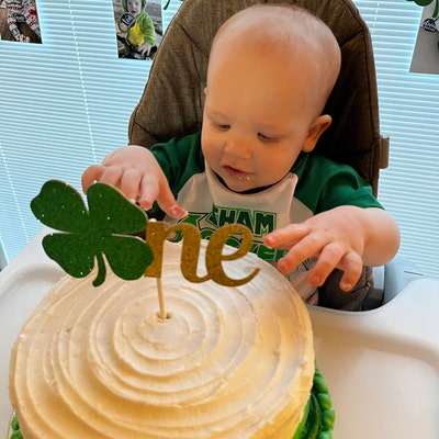 Lucky One 1st Birthday Decorations. Lucky One Cake Topper. Lucky One ...