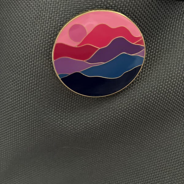 Subtle Bisexual Flag Enamel Pin Enamel Cute Pin Set Pins Laple Pin Hard Enamel Pin Gift for Her ...