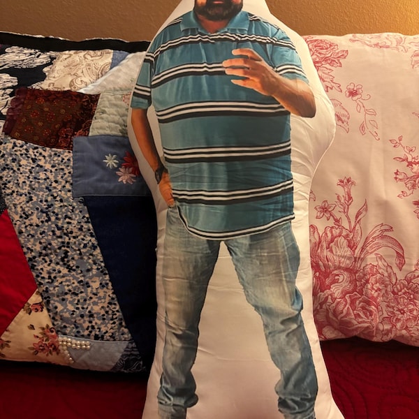 Custom Photo Body Pillow: Personalized Portrait Gift - Etsy