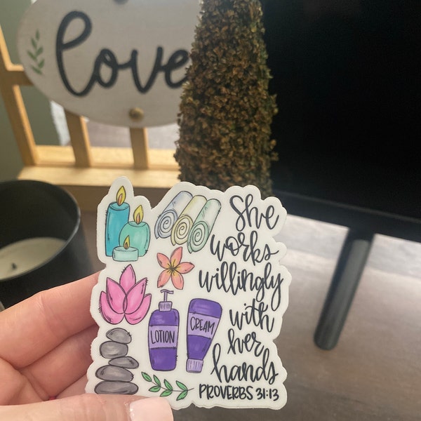 Massage Therapist Sticker | Laptop Sticker | Sticker Collector | Vinyl ...