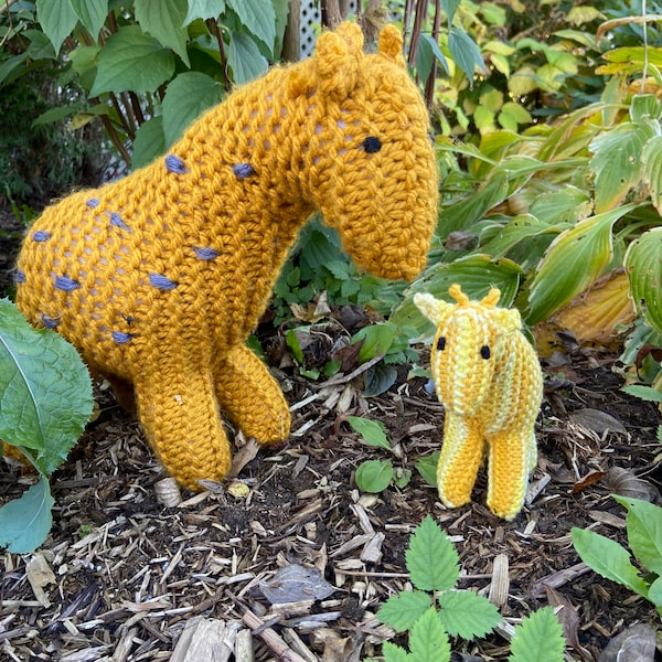 Giraffe PDF Knitting Pattern - Etsy