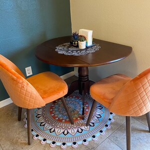 Supernova Red Vinyl PVC Mat, Linoleum Rug, Modern Home Decor, PVC Rug ...