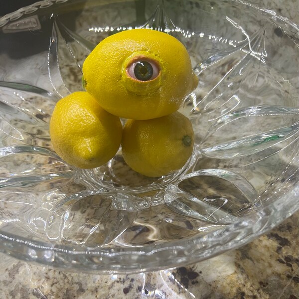 Realistic Life Sized Freaky Fruit All Seeing Lemon by Dead Head Props ...