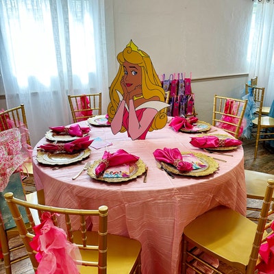 Princess Bust Table Top Decor, Princess Bust Cutouts, Princess Party ...