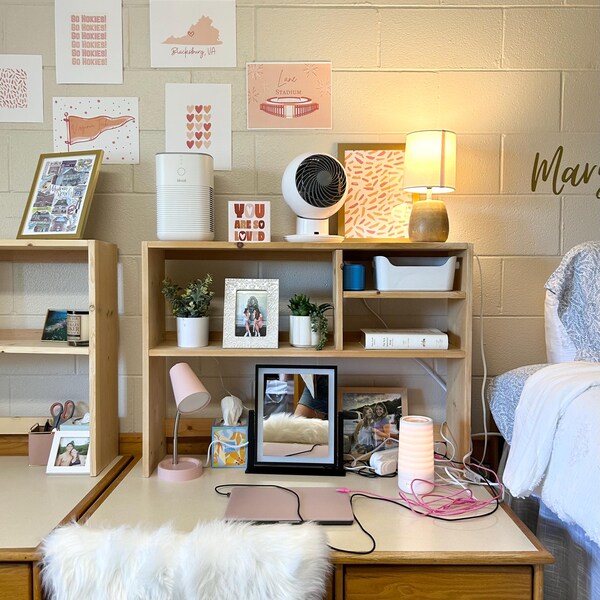 Virginia Tech Hokies Art Prints: Orange & Maroon Dorm Decor (digital ...