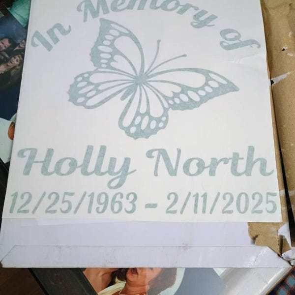 Hunting Memorial, Fishing Memorial, Memorial Car Decal, in Loving ...