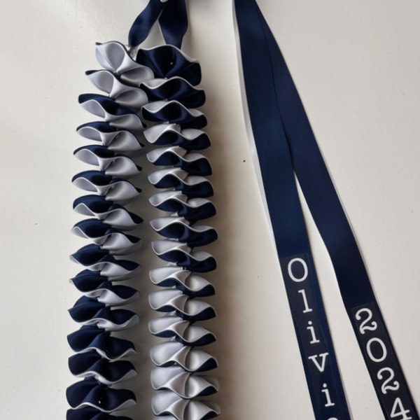 Graduation Lei,celebration Lei,lei,flower Lei,ribbon Lei,college ...