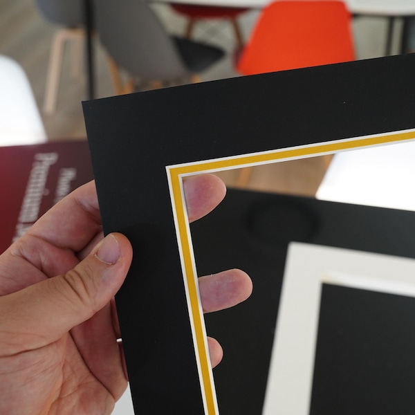 Custom Picture Frame Mat Board | Variety of Colors | Customized Opening ...