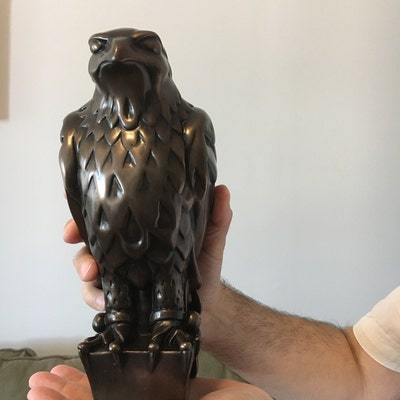 Maltese Falcon Hot Forged Bronze by Rocketchicken - Etsy