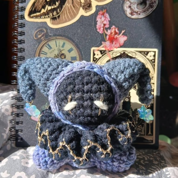 Handmade Mini Pink and Magenta Crochet Jester Plushie – Whimsical ...
