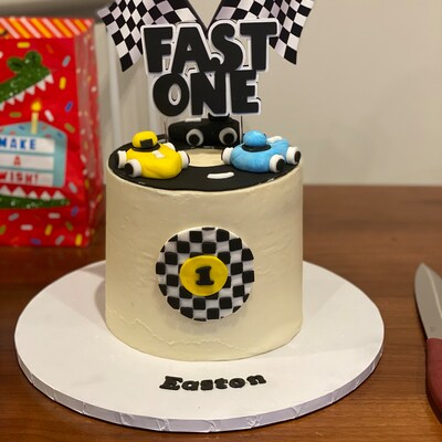 Fast One Birthday Cake Topper, Fast One Birthday, Fast One Party Decor ...