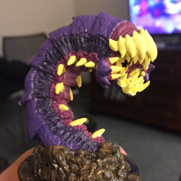 Purple Worm - Dnd, Dungeons and Dragons, Tabletop Gaming, Miniature ...