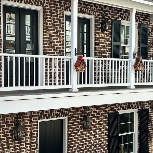 Artistic Birdfeeder, Barnwood. Outdoor, Pine. Functional Wedding Gift ...