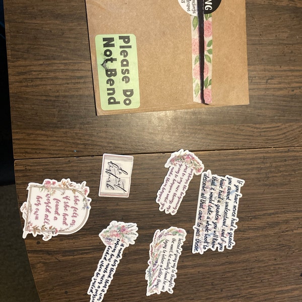 Emma Waterproof Stickers - Jane Austen Gifts - Jane Austen Stickers ...