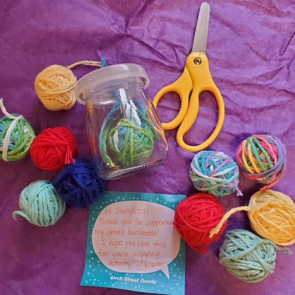 PRE-SEWING SERIES: Yarn Snipping Activity - Etsy Canada