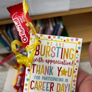 Chewing Gum Staff Appreciation Printable Gift Tags Couldn't Chews A ...
