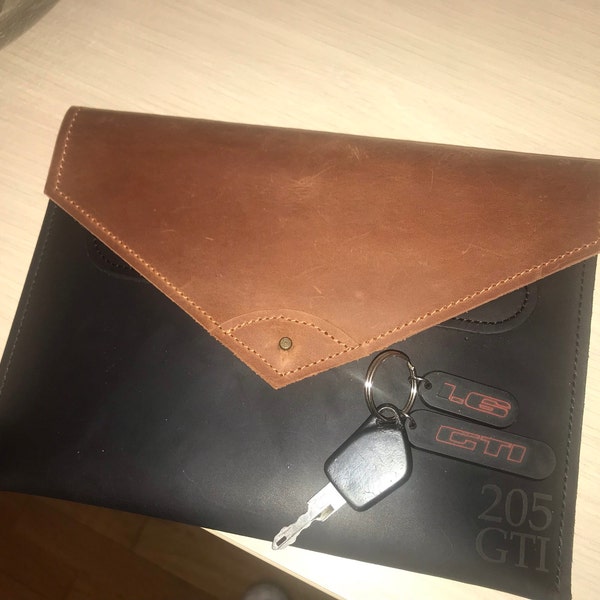 Notebook Sleeve,journal Sleeve,leather Document Holder,handmade Leather ...
