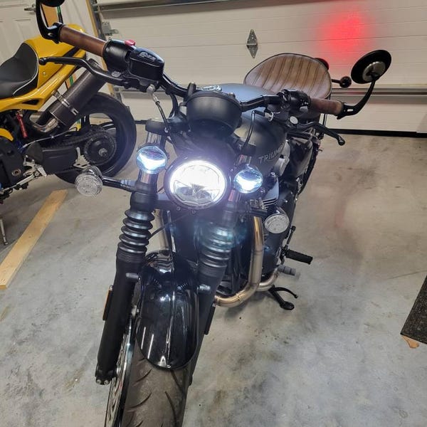Triumph Bobber LED Aux Lights Driving Lights - Etsy