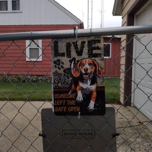 Rottweiler Welcome Sign, House or Yard, Dog Bites Metal Tin Outdoor ...