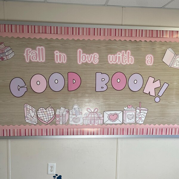 Valentine's Day Bulletin Board Ideas February Bulletin Board Kit ...