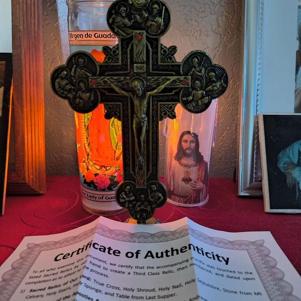 Saint Catherine Laboure Third Class Relic Holy Card touched to a Relic ...