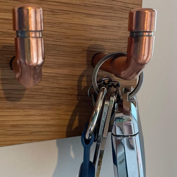 Copper Pipe Rail (with Cast Iron Brackets) - Etsy