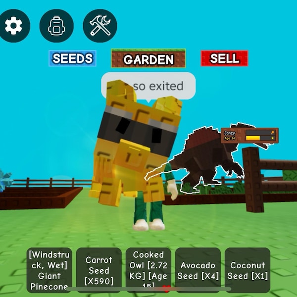 Grow a Garden || MEGA Queen Bee + Free Pet - Etsy