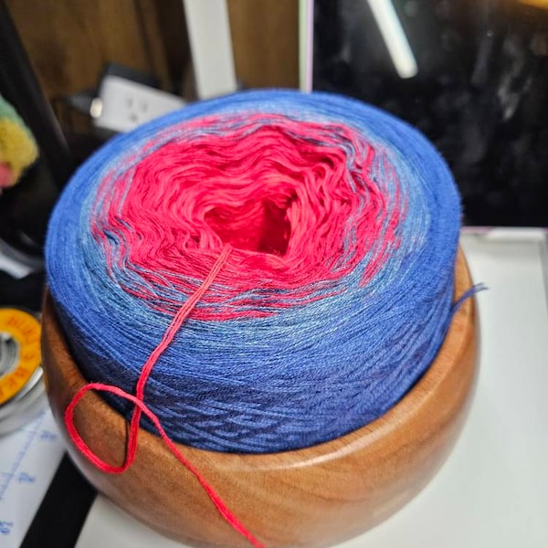 3 Ply, Gradient Cake Yarn, Ombre Yarn Cake, Color Change Yarn, Ombre ...