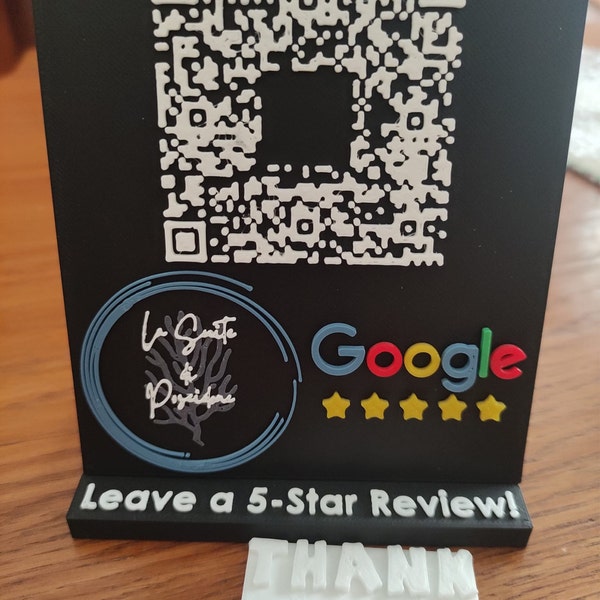 Custom Qr Stand W/ Business Card Holder and NFC Chip - Etsy