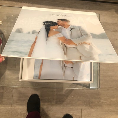 Personalized Acrylic Wedding Photo Album, Family, Baby, Gift - Etsy