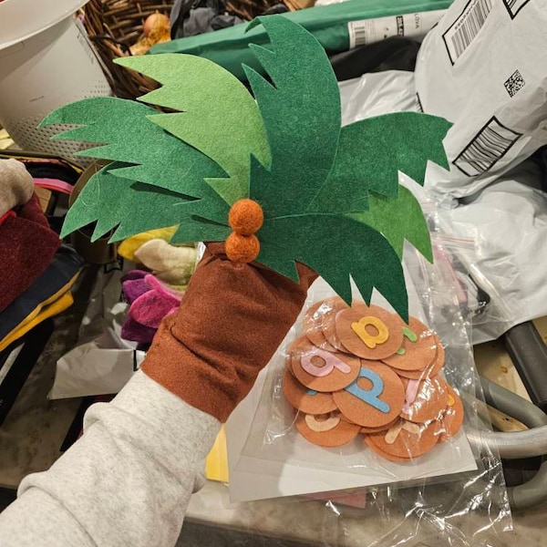 Chicka Chicka Boom Boom Felt / Flannel Board Story/alphabet Letters ...