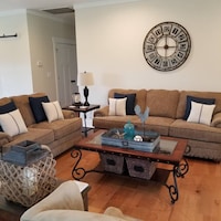 Grain Sack & Ticking Pillow Cover Farmhouse Pillow Cover Blue 3 Stripe ...