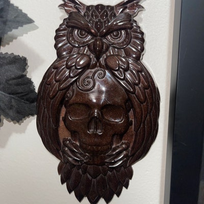 7.75 Nevermore/skullraven edgar Allan Poe Wall Hanging Plaque many ...