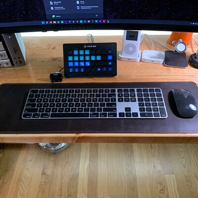 Large Leather Mouse Pad Personalized Mousepad, Birthday Gifts, Teacher ...