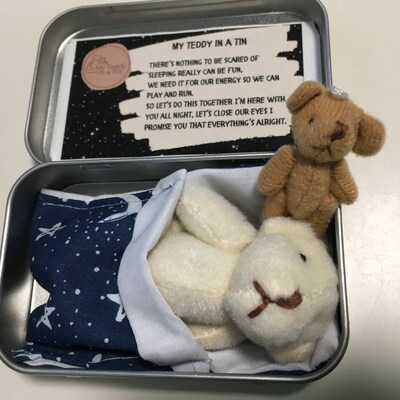 Gender Reveal Bear Gender Announcement Teddy in a Tin TM Baby Shower ...