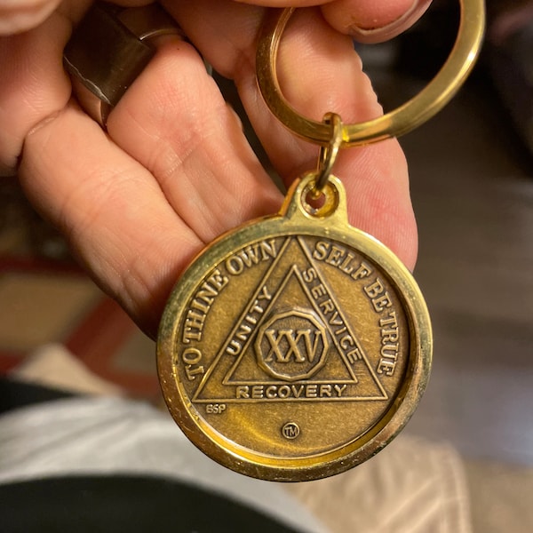 NA Granite - 1 Decade - 10+ Year Clean Time Key Tag - Narcotics ...