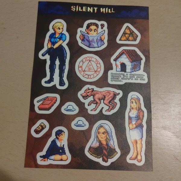 Mouthwashing Pixel Art Sticker Sheet With Anya Daisuke Swansea Jimmy ...