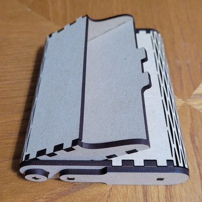 Wooden Card Holder Vector for Laser Business Card Holder PDF - Etsy