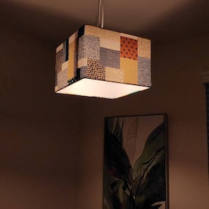 Contemporary Lamp Shades, Handmade Square Lampshade, Modern Lampshades ...