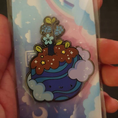 Pastel Dreams Cotton Puff Hard Enamel Pin - Etsy