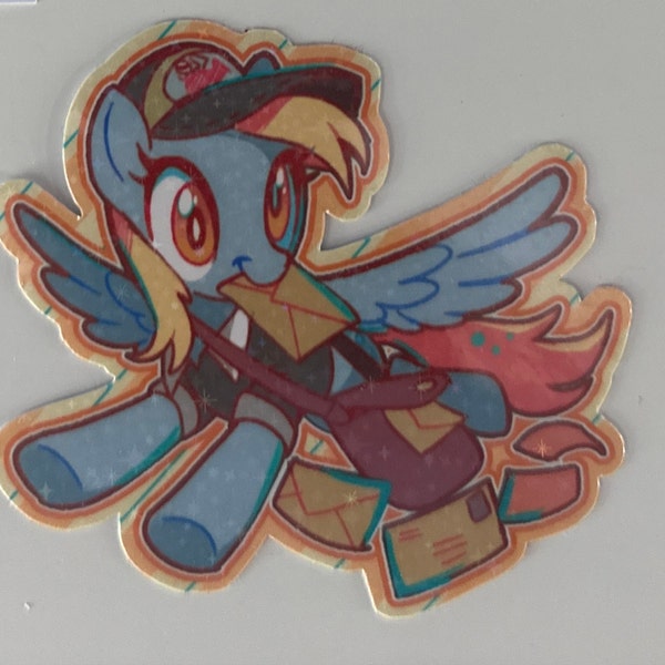 Mail Pony Vinyl Sticker - Etsy